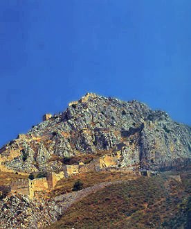 Views of Corinth canal, Ancient Corinth and Acrocorinth